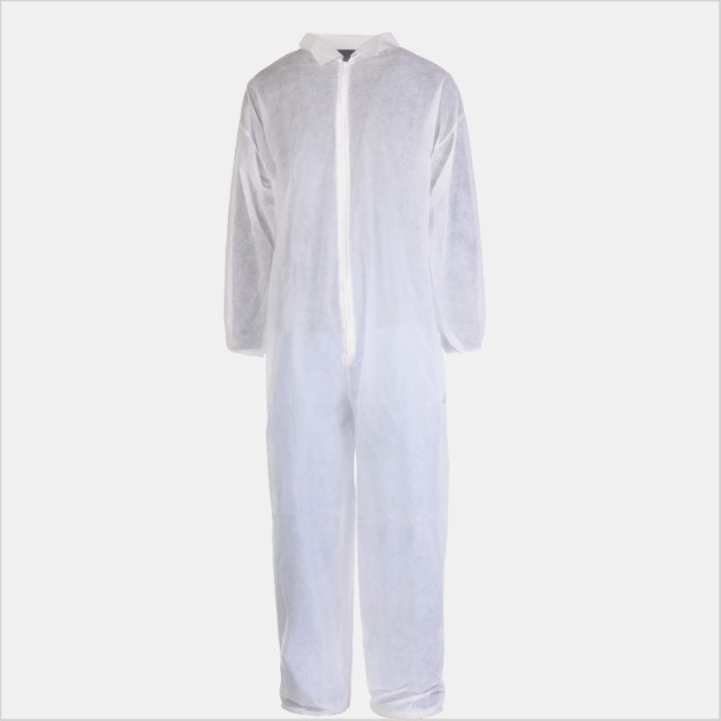 Tronex SMS8154W - Fluid-Resistant Disposable Coveralls/Jumpsuits ...